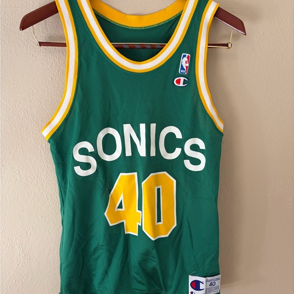 Champion | Shirts | Seattle Super Sonics Shawn Kemp Champion Sonics ...